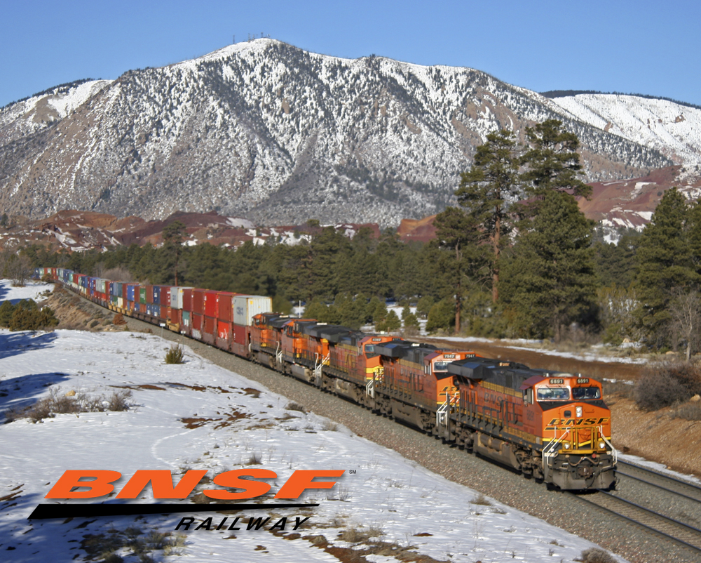 BNSF Flagstaff Photo Sign - A-Trains.com
