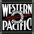 Western Pacific Porcelain Sign - A-Trains.com