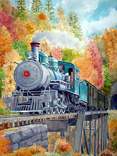 The Tweetsie Giclee Print - A-Trains.com