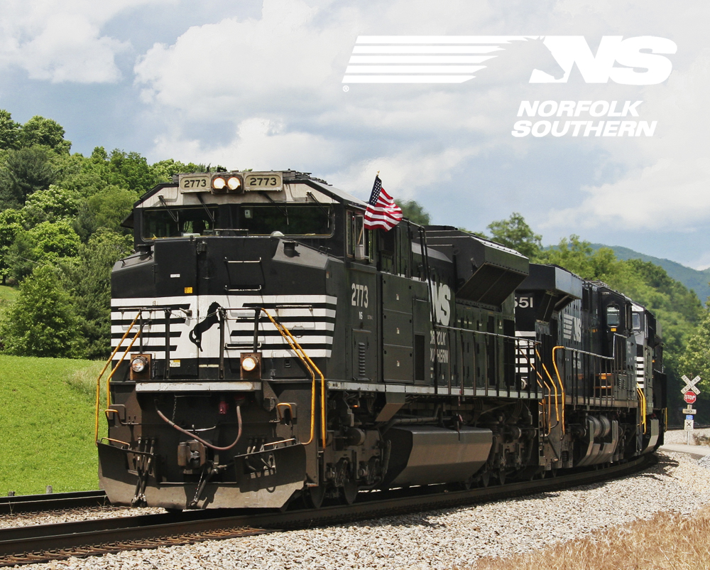Norfolk Southern Memorial Day Photo Sign - A-Trains.com