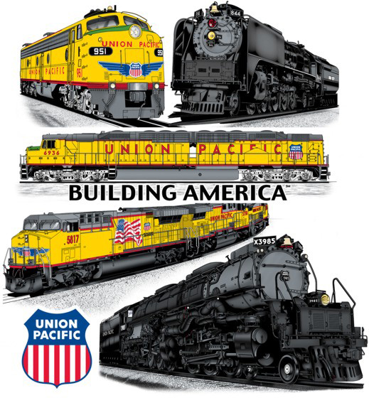 Union pacific train, Train posters, Union pacific railroad
