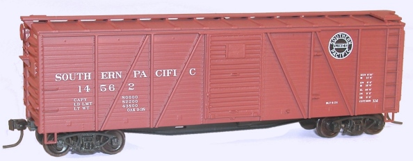 Southern Pacific 40 Foot Outside Braced Wooden Boxcar Kit-HO Scale-by ...