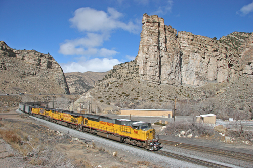 Union Pacific At Castle Gate-Train Poster - A-Trains.com