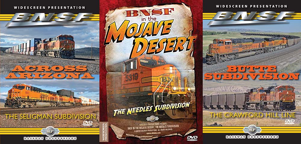 BNSF 3 DVD Combo Set - A-Trains.com