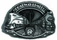 The Broadway Limited Train Belt Buckle - A-Trains.com