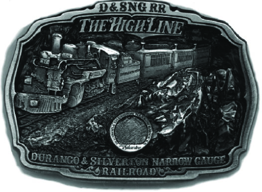 The High Line Railroad Belt Buckle - A-Trains.com