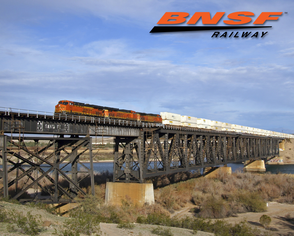 BNSF Topock Photo Sign - A-Trains.com