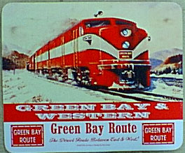 Green Bay & Western Mouse Pad - A-Trains.com