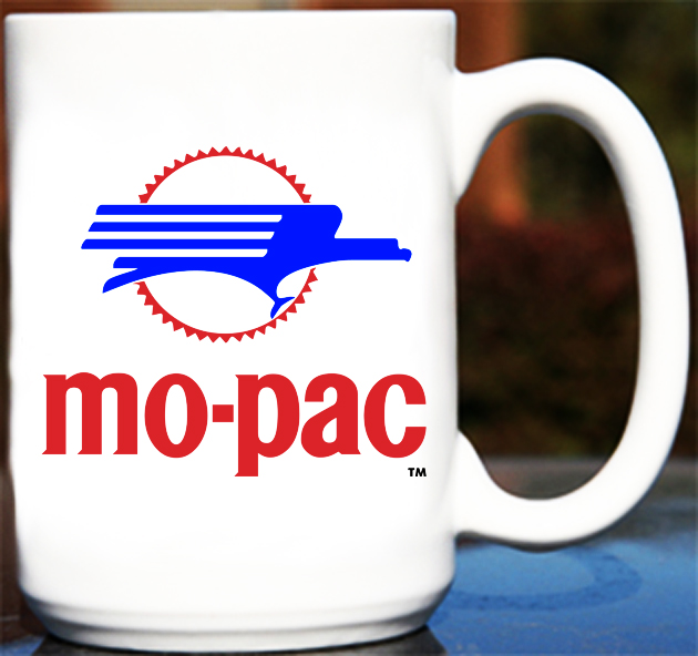 Mo-Pac Eagle Railroad Mug - A-Trains.com