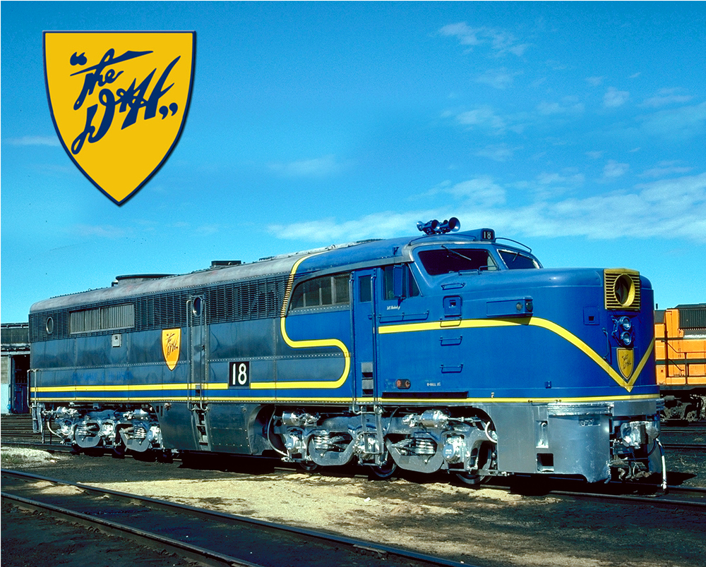 Delaware & Hudson Alco PA Photo Sign - A-Trains.com