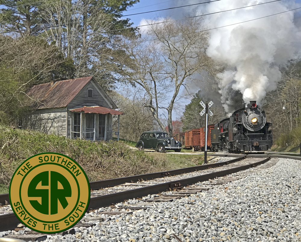 Southern 630 and 4501 at Rock Springs 8" x 10" Metal Sign - A-Trains.com