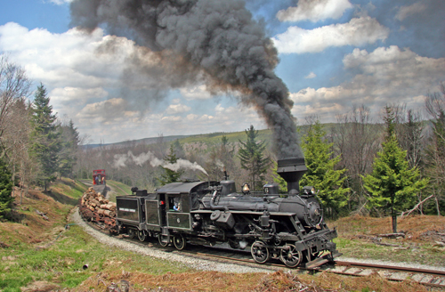 Cass Scenic Railroad Heisler #6 -Train Poster - A-Trains.com