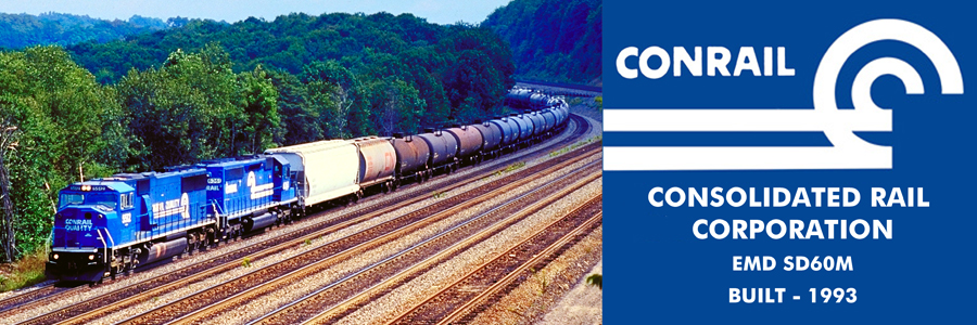 Conrail SD60M Roster Sign - A-Trains.com