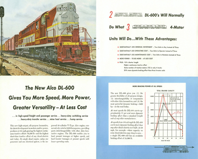 ALCO DL-600 Metal Railroad Sign - A-Trains.com