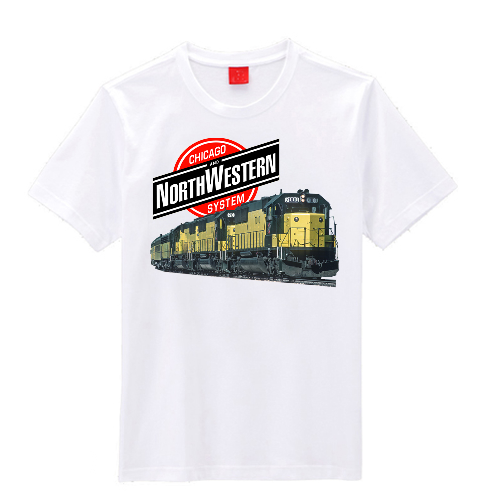 Chicago North Western SD50 Executive Special Train T-Shirts and ...