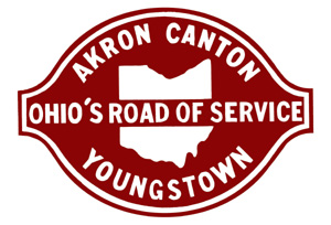 Akron, Canton & Youngstown Metal Sign - A-Trains.com