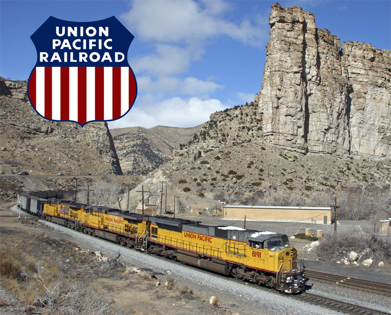 Union Pacific Soldier Summit 8" x 10" Metal Sign - A-Trains.com
