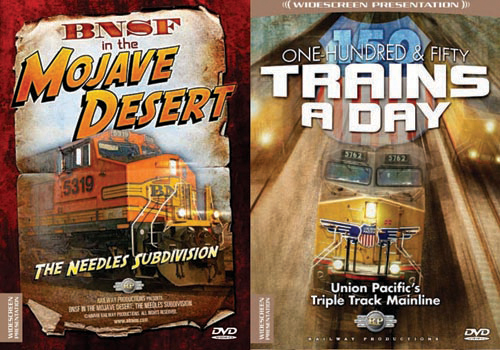 150 Trains a Day/BNSF in the Mojave Desert-Train DVDs Combo - A-Trains.com