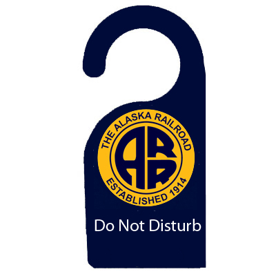 The Alaska Railroad Logo Door Hanger - A-Trains.com